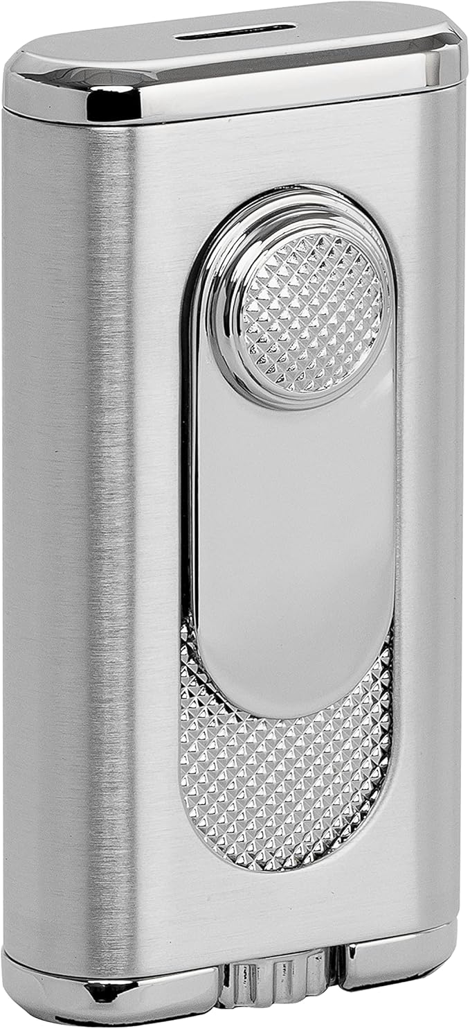 XIKAR Verano Flat Flame Lighter (Silver) | Cigar Country
