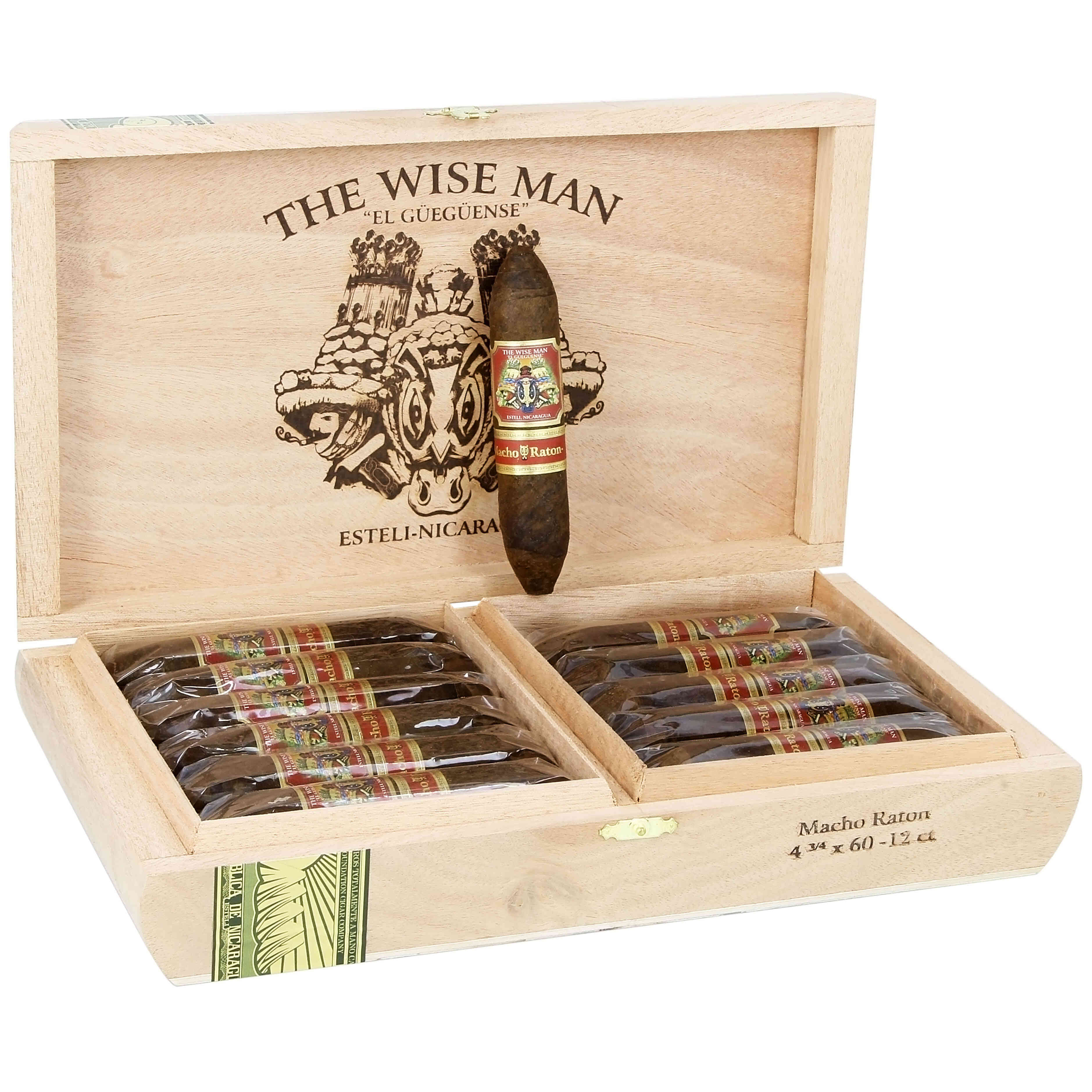 Foundation The Wise Man Maduro Macho Raton / Perfecto Cigars
